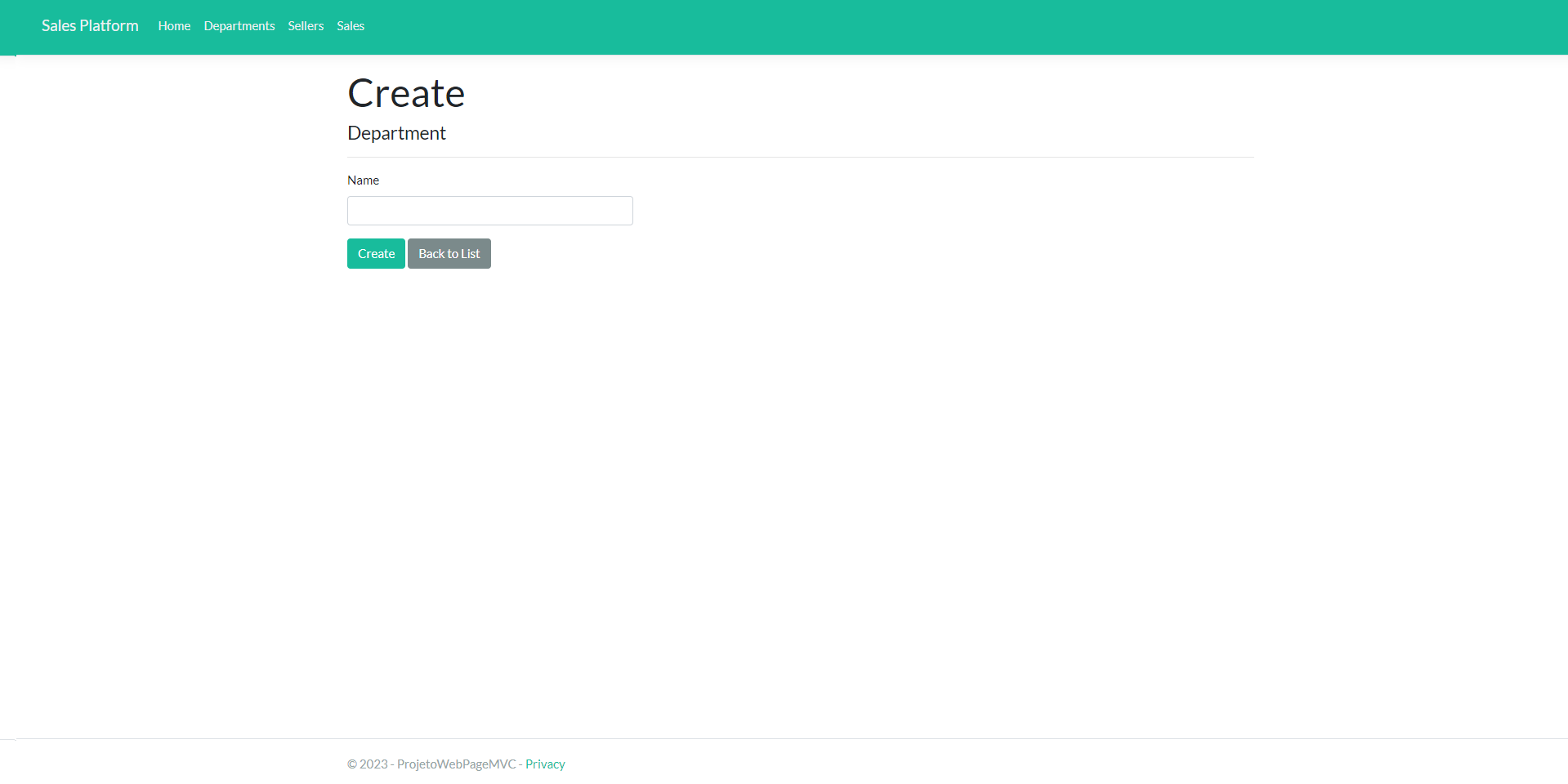 GitHub - andressasabrantes/Sales-Web-MVC: A web-based system that ...