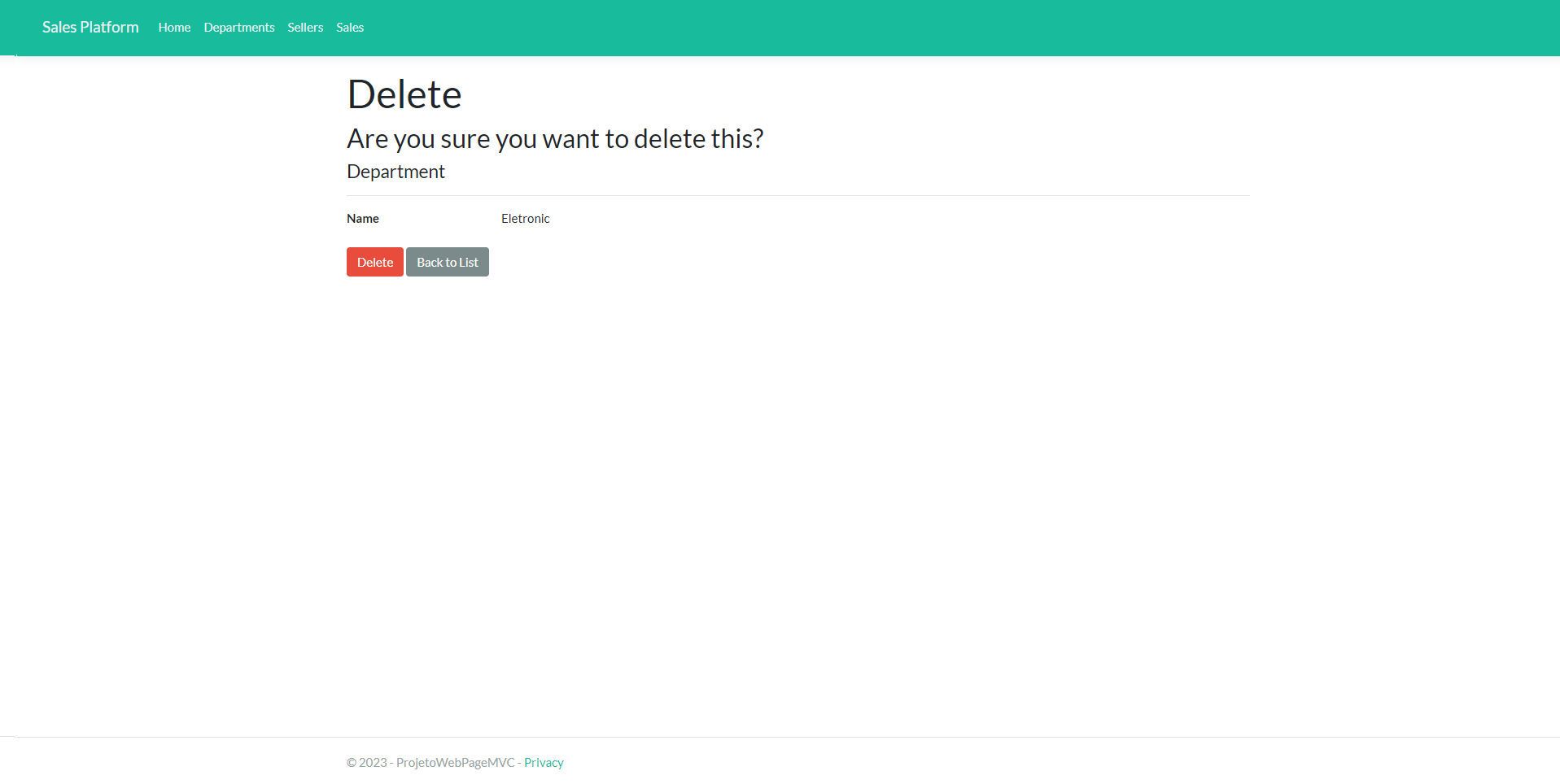 GitHub - andressasabrantes/Sales-Web-MVC: A web-based system that ...