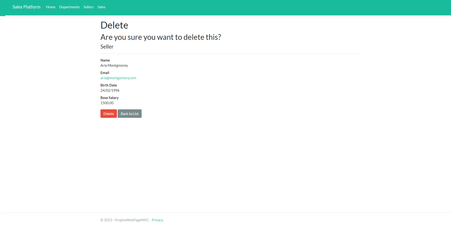 GitHub - andressasabrantes/Sales-Web-MVC: A web-based system that ...