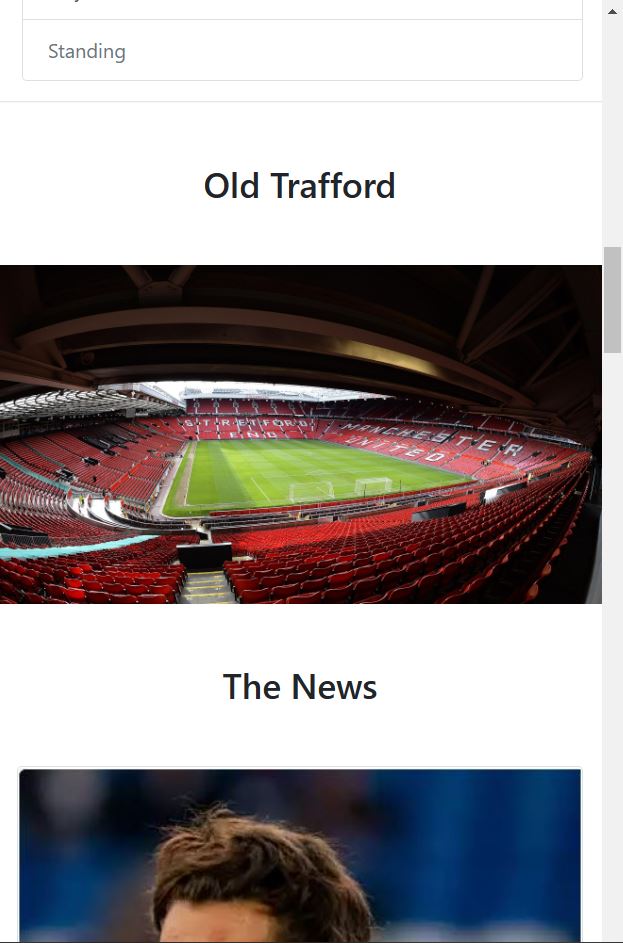 GitHub - iamMalekAmin/Manchester-Untid-Club-page: Man Utd Page using bootstrap