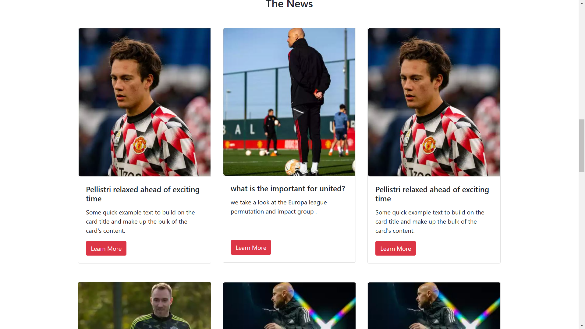 GitHub - iamMalekAmin/Manchester-Untid-Club-page: Man Utd Page using ...