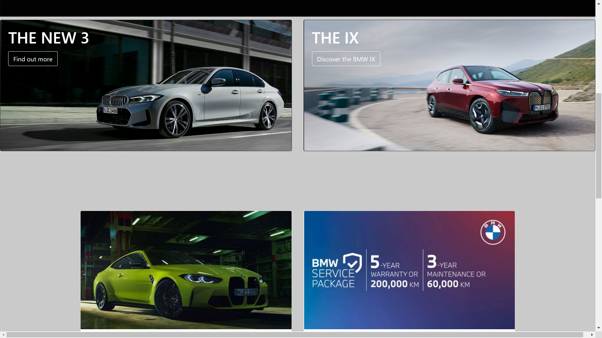 GitHub - iamMalekAmin/BMW-page: BMW page. Front-End web project