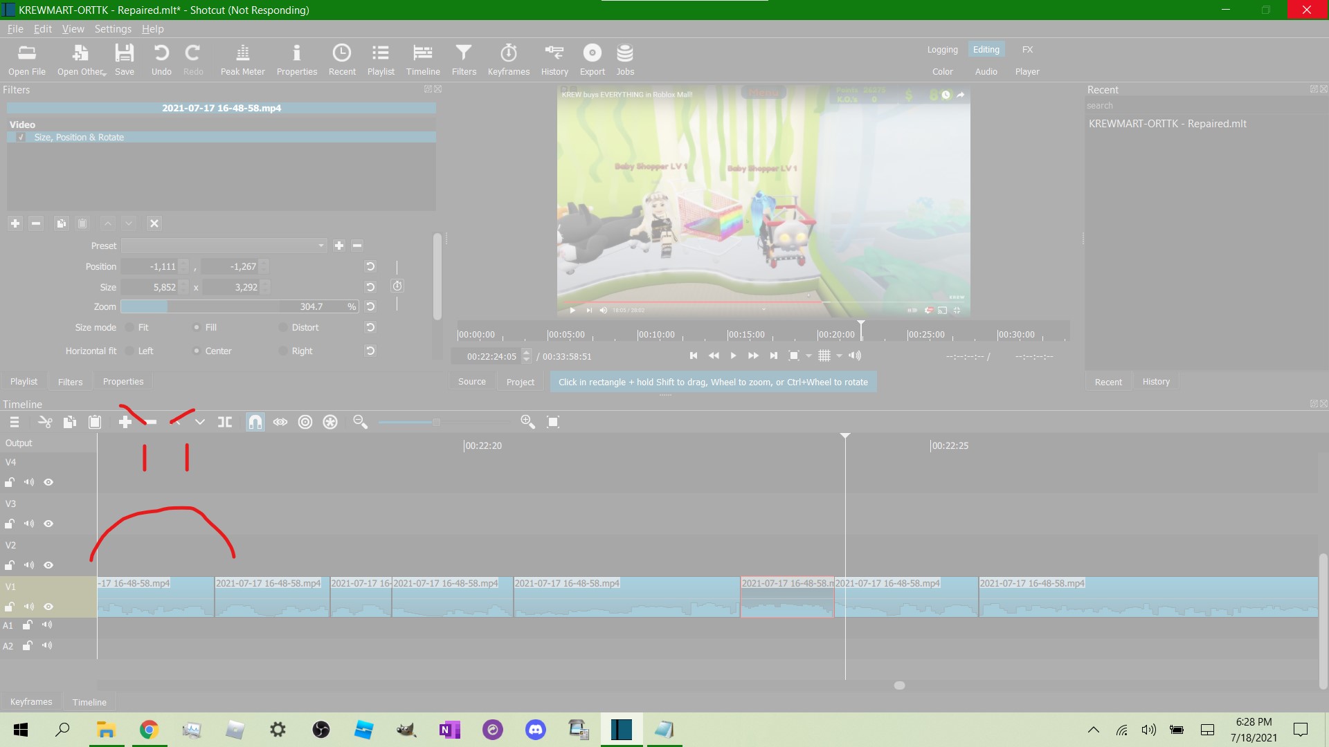 When I don't have anything opened execpt Shotcut, It crashes. · Issue #1135 · mltframework ...
