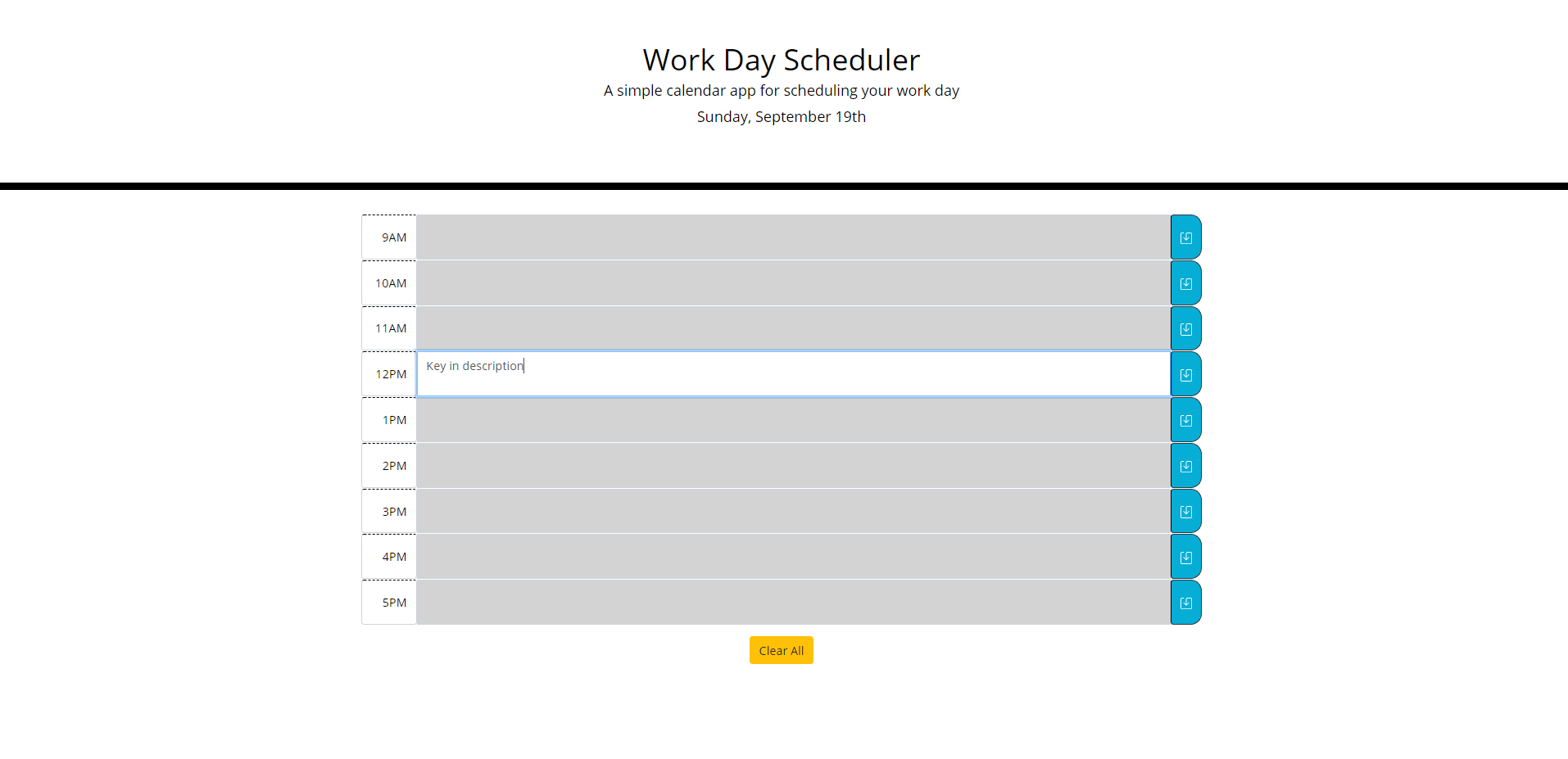 GitHub - mckinleyvj/workday-scheduler: A simple workday scheduler.