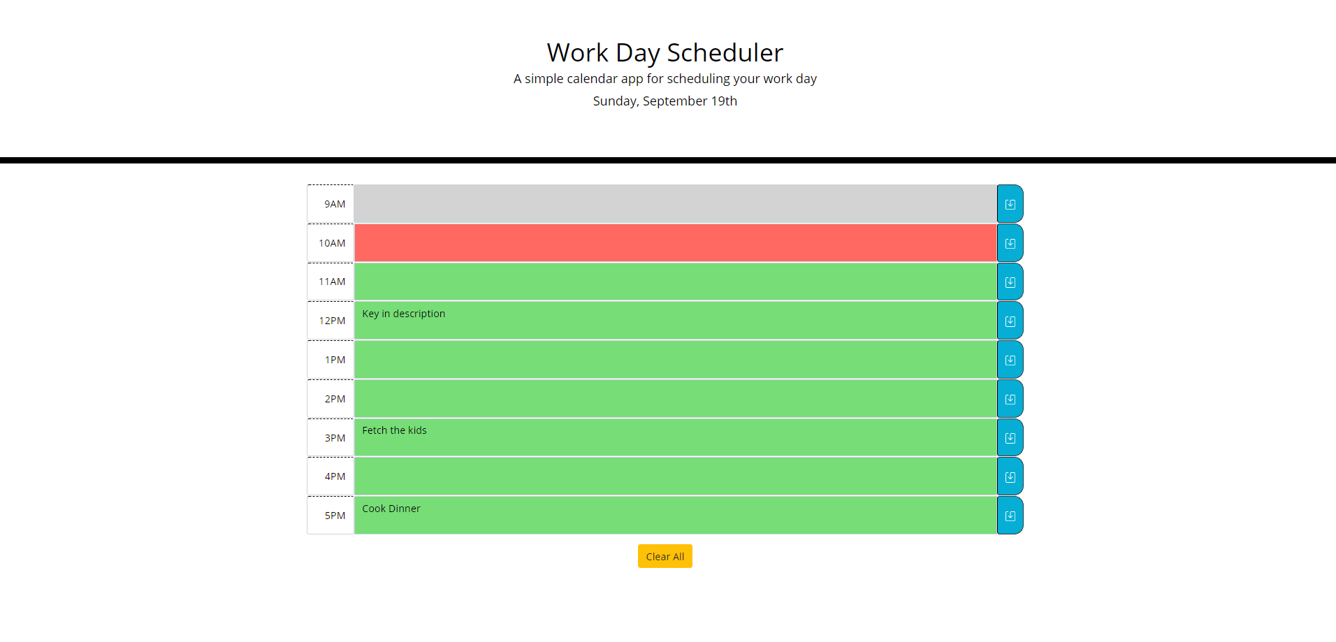 GitHub - mckinleyvj/workday-scheduler: A simple workday scheduler.
