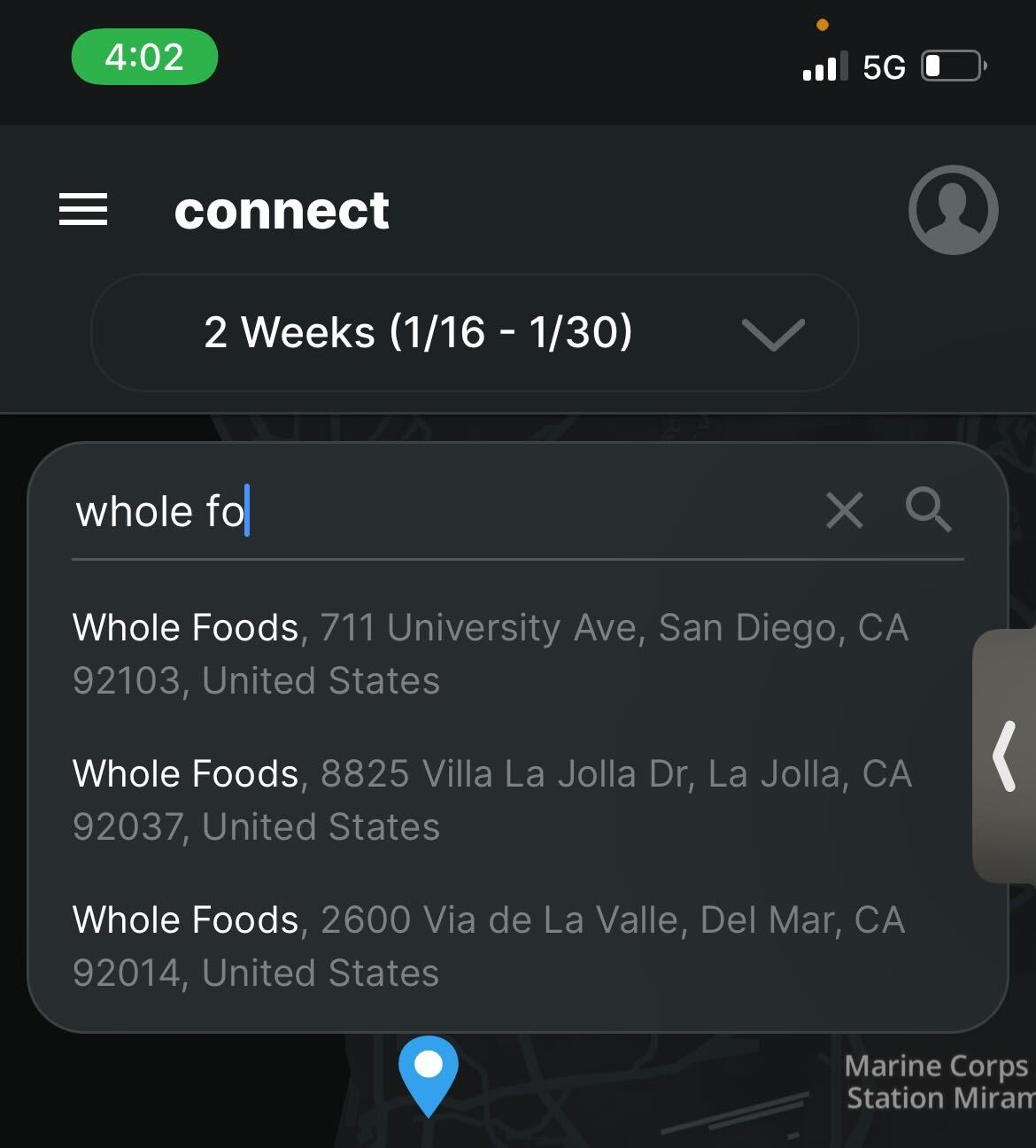 nav: inconsistent search results · Issue #186 · commaai/connect · GitHub