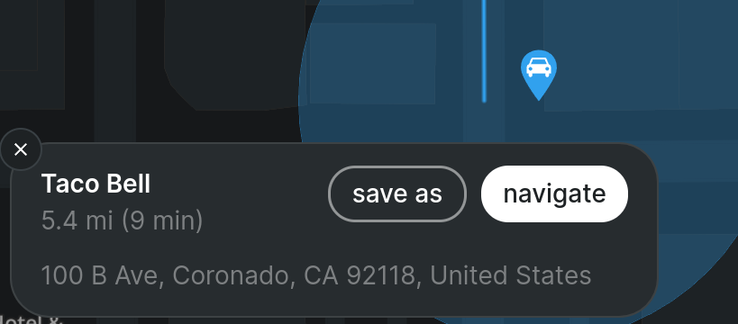 nav: show destination dialog for car · Issue #195 · commaai/connect · GitHub