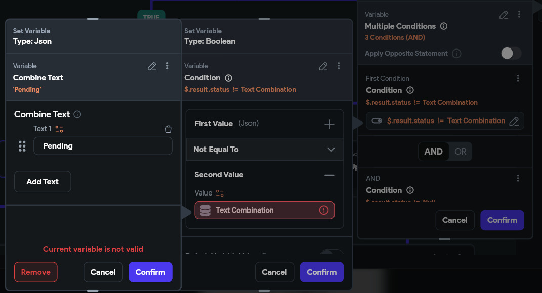 Cannot Use Json Path To Compare With String Variables Anymore · Issue 1411 · Flutterflow
