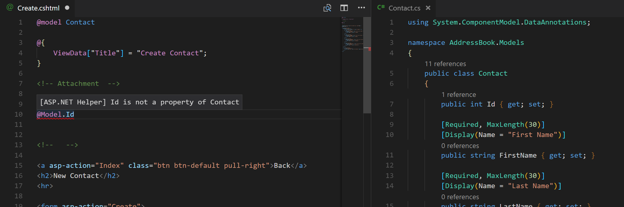 No Intellisens When Using Model In Views · Issue 1637 · Dotnetvscode Csharp · Github 2305