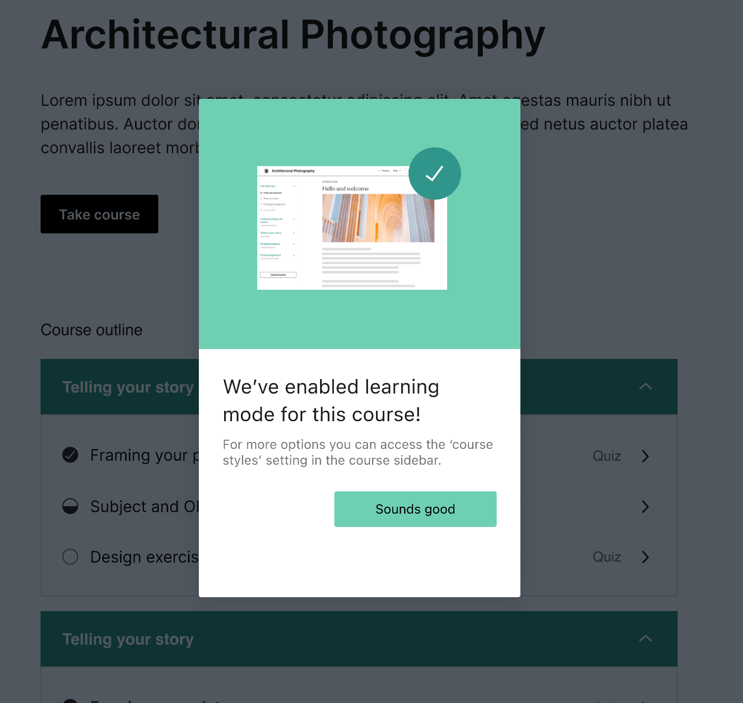 Course Navigation onboarding · Issue #4386 · Automattic/sensei · GitHub