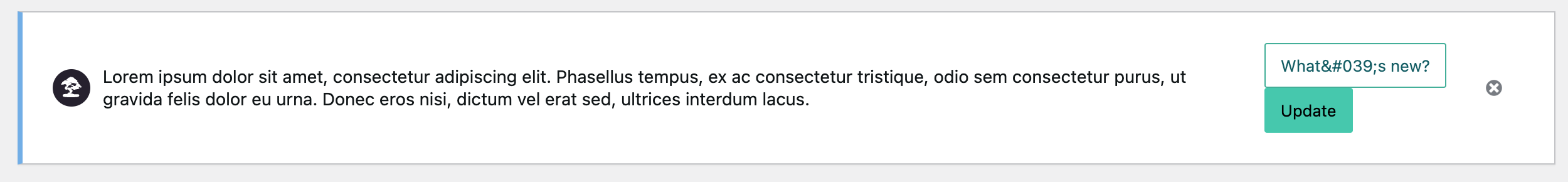 Notice styles broken when having a big text and multiple buttons or having special chars in the ...