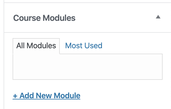 Nothing happens when clicking on "+ Add New Module" · Issue #2889 · Automattic/sensei · GitHub