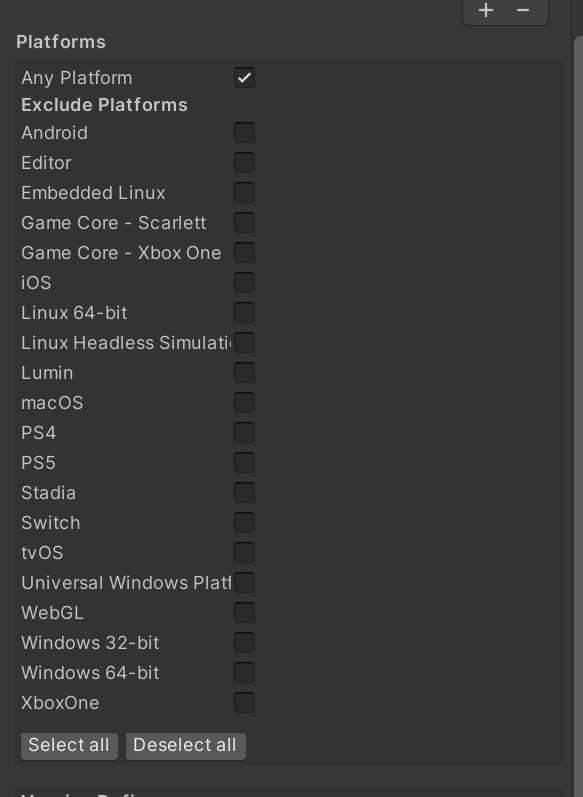 Build Failure due to Wrong Target Platform .asmdef file · Issue #1 · bilalemregrkn/MyGrid · GitHub