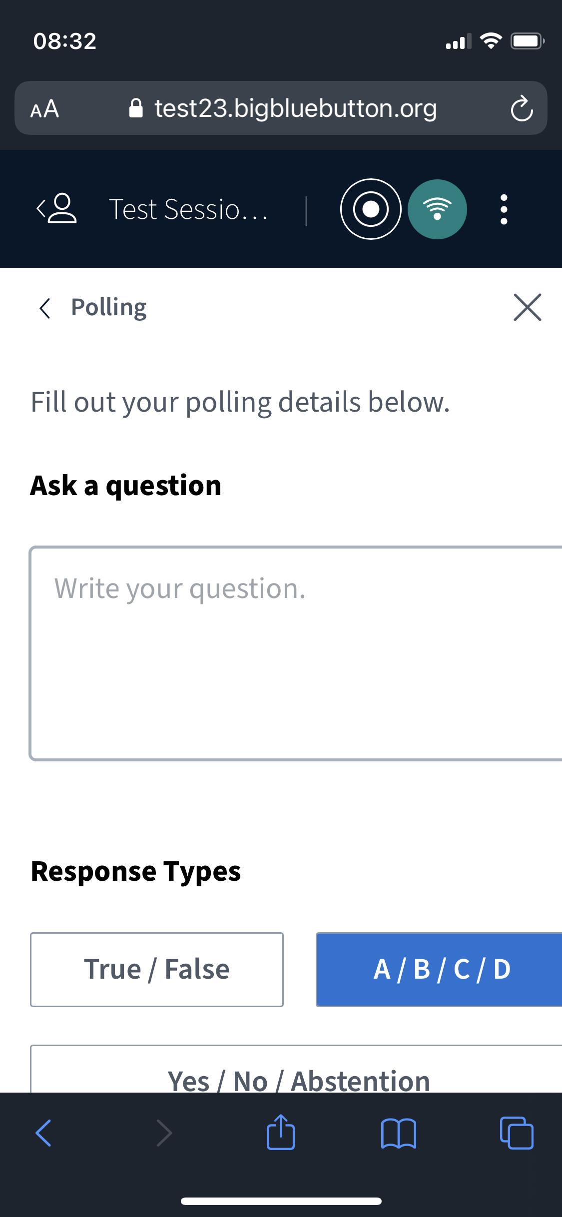 [2.3] scroll in polling not work · Issue #11973 · bigbluebutton/bigbluebutton · GitHub