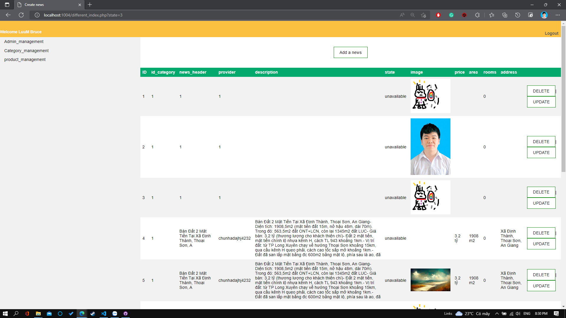 GitHub - BruceLuuM/HV_management: practice a full stack website