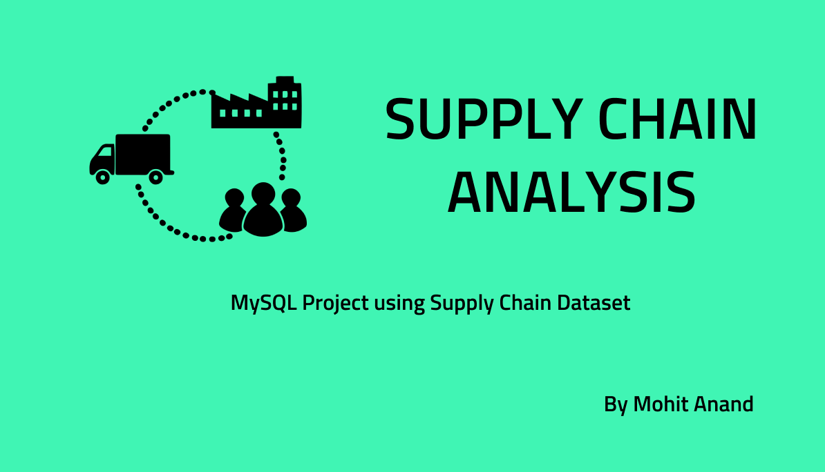 Github Mohit Anand21 Supply Chain Analysis