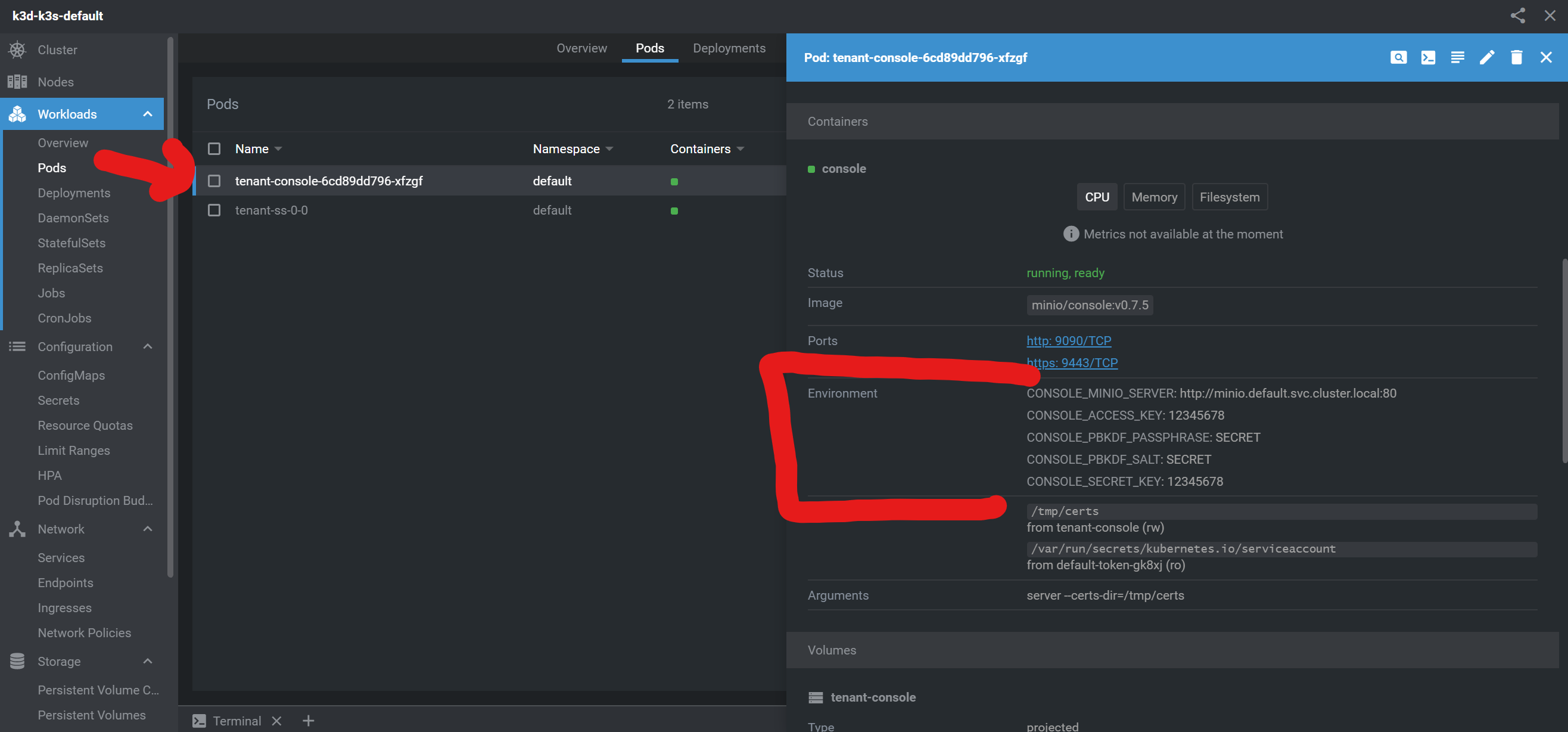 Helm chart tenant secret vs tenant console secret - When to use which? · Issue #740 · minio ...