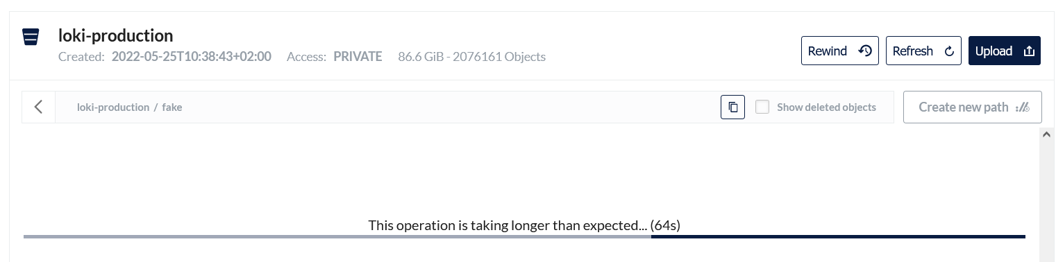 Latency when we load bucket · Issue #15467 · minio/minio · GitHub