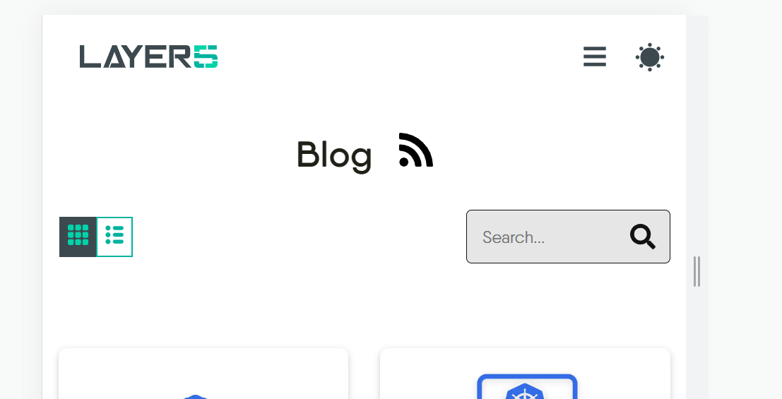 search bar width is not responsive · Issue #3909 · layer5io/layer5 · GitHub