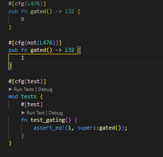 Conditional compilation gates added by build script result in confusing ...