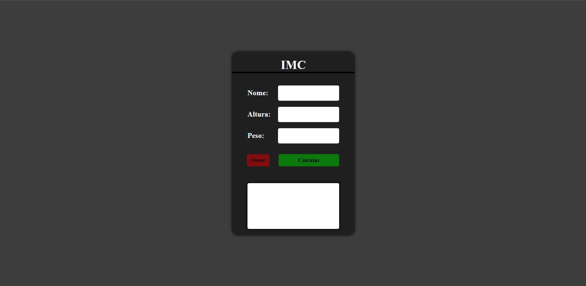 GitHub - leonardojpereira/imc-calculator