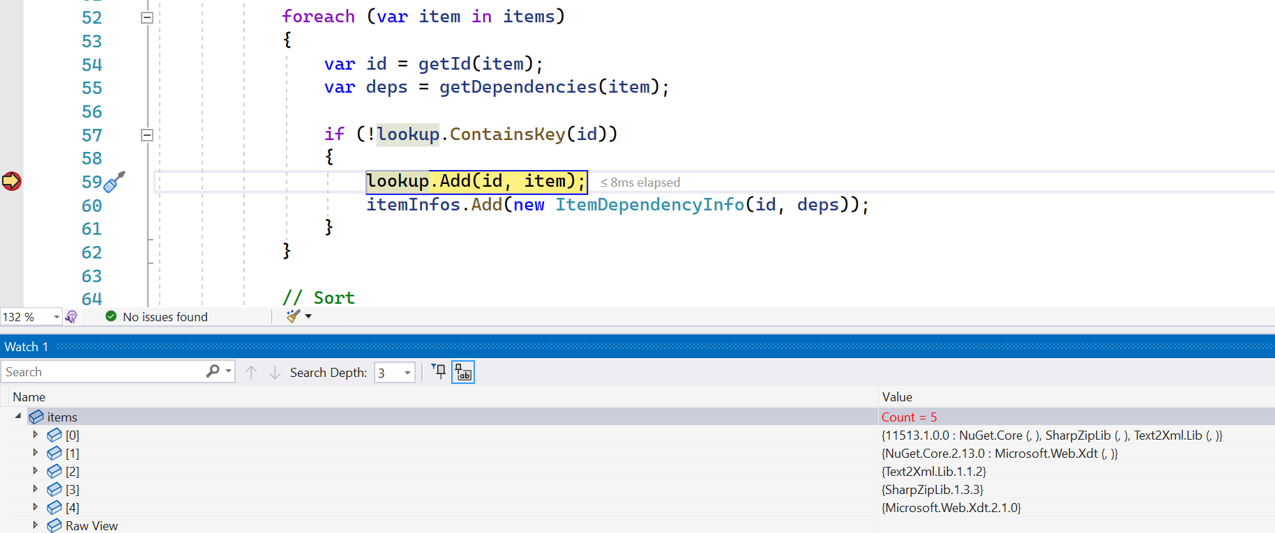 [bug] Nuget Client Topologicalsortutility Retrieves Dependencies From Wrong Location · Issue