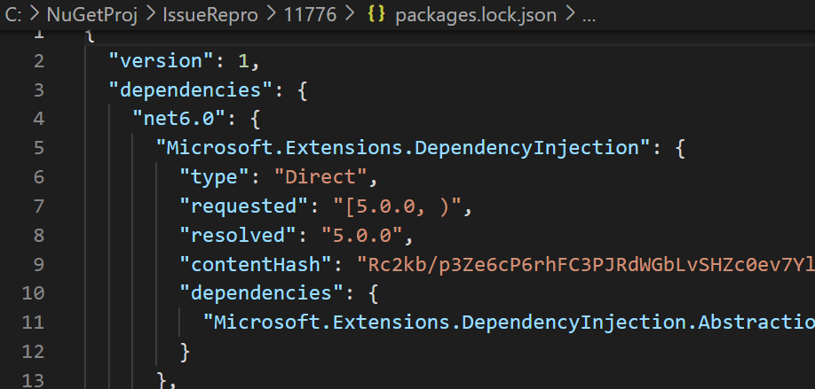 [Bug]: RestoreLockedMode fails when overriding reference from Directory.Builds.prop · Issue ...