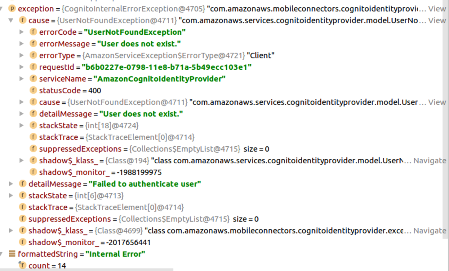 UserNotConfirmedException Vs UserNotFoundException · Issue #514 · amazon-archives/amazon-cognito ...