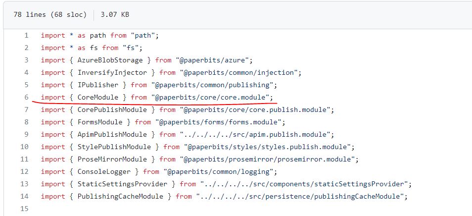 @paperbits/core does not output referenced Core Module · Issue #2151 · Azure/api-management ...