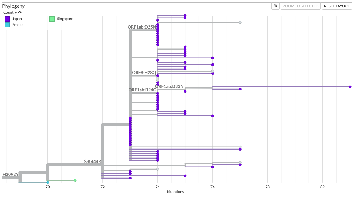 BA.5.6 sublineage with Orf1a:H2092Y and S:K444R circulating in Japan (134 sequences) · Issue ...