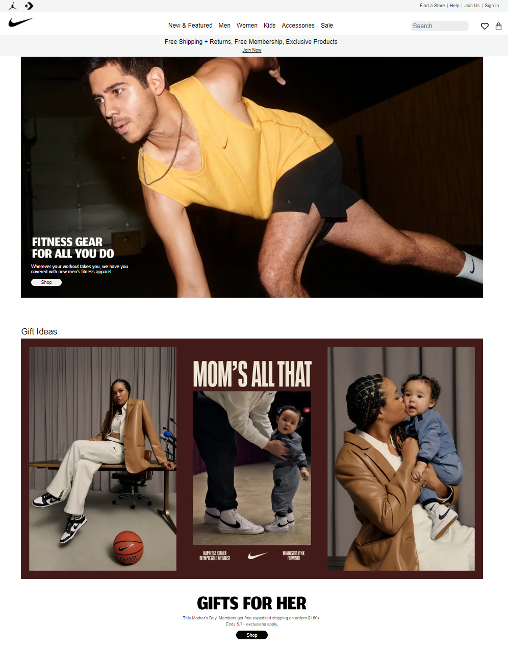 GitHub - petermartens98/Nike-Landing-Page-React-Clone: Web and mobile friendly interactive ...