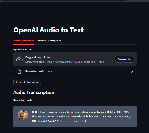 GitHub - petermartens98/OpenAI-Whisper-Audio-Transcription-And-Summarization-Chatbot: Web app ...