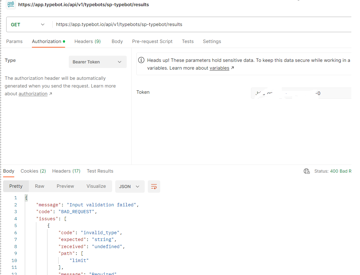 Api Builder: get results · Issue #583 · baptisteArno/typebot.io · GitHub