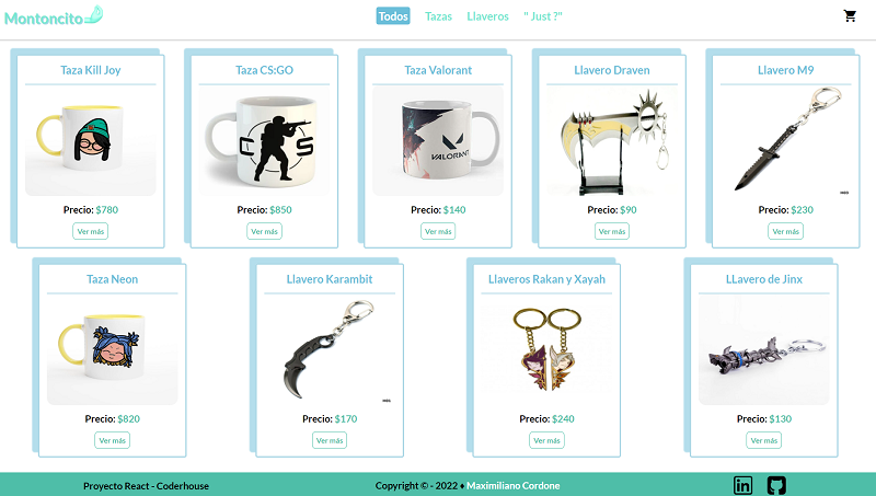 GitHub - MaxiBoolean/Montoncito: Proyecto React (Coderhouse)
