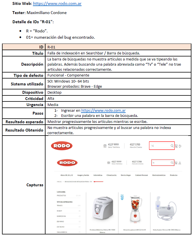 GitHub - MaxiBoolean/QA-Manual-Rodo: Proyecto QA Manual sobre la página "Rodo".