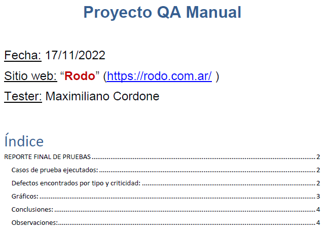 GitHub - MaxiBoolean/QA-Manual-Rodo: Proyecto QA Manual sobre la página "Rodo".