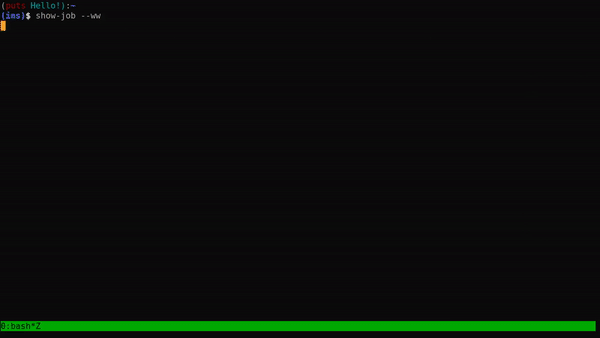 Project: show-job - The Ruby Toolbox