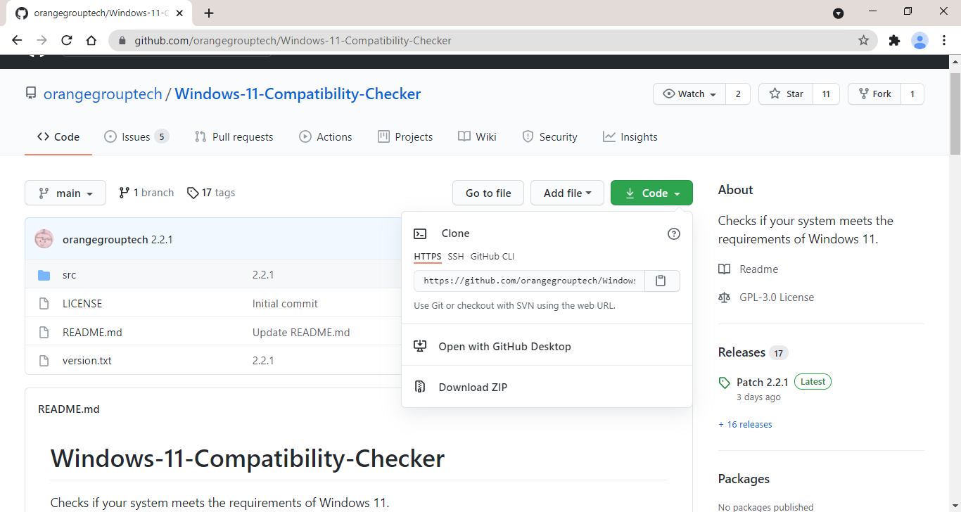 How do i open it? · Issue #11 · orangegrouptech/Windows-11-Compatibility-Checker · GitHub
