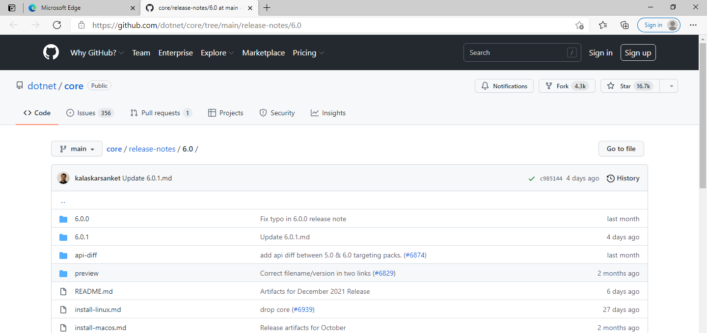 Info for .NET 7.0 are not updated on .NET 7 SDK installation wizard ...