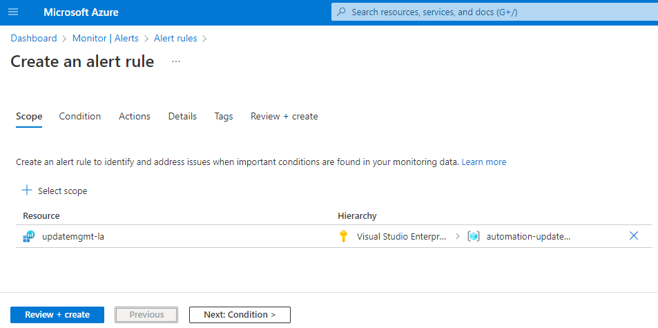 Log queries works in editor but are not accepted in alert rule creation view. · Issue #100716 ...