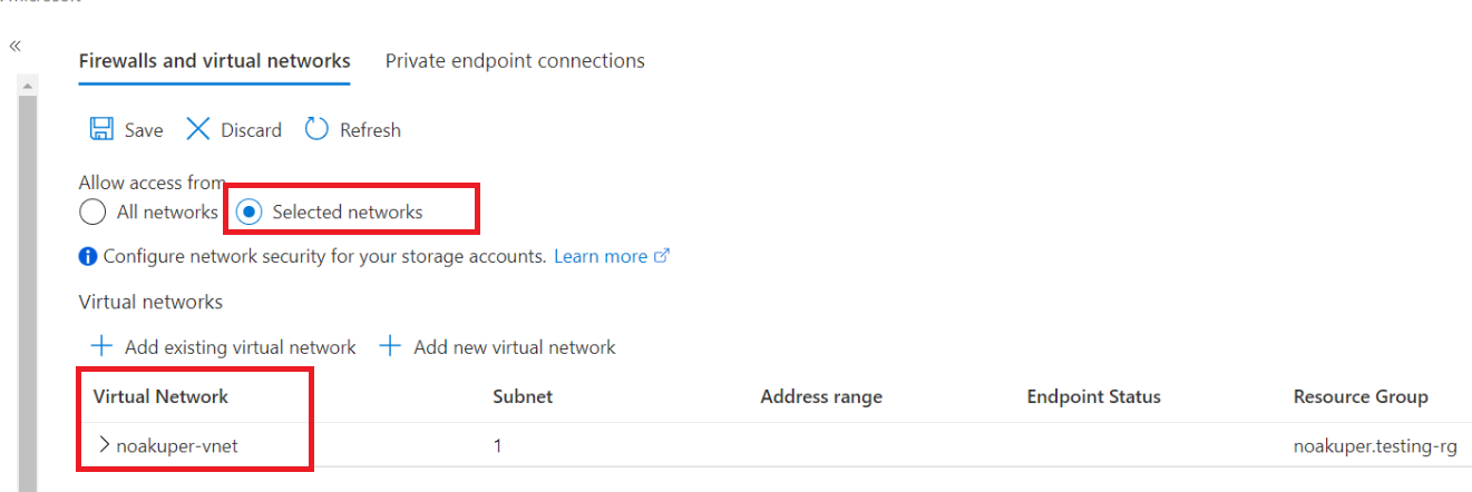 How can a storage account be located in a virtual network? · Issue ...
