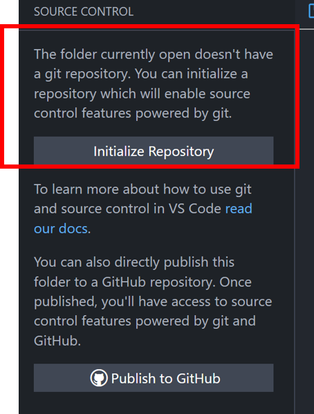 There is no git repository in the currently open folder · Issue #152372 ...
