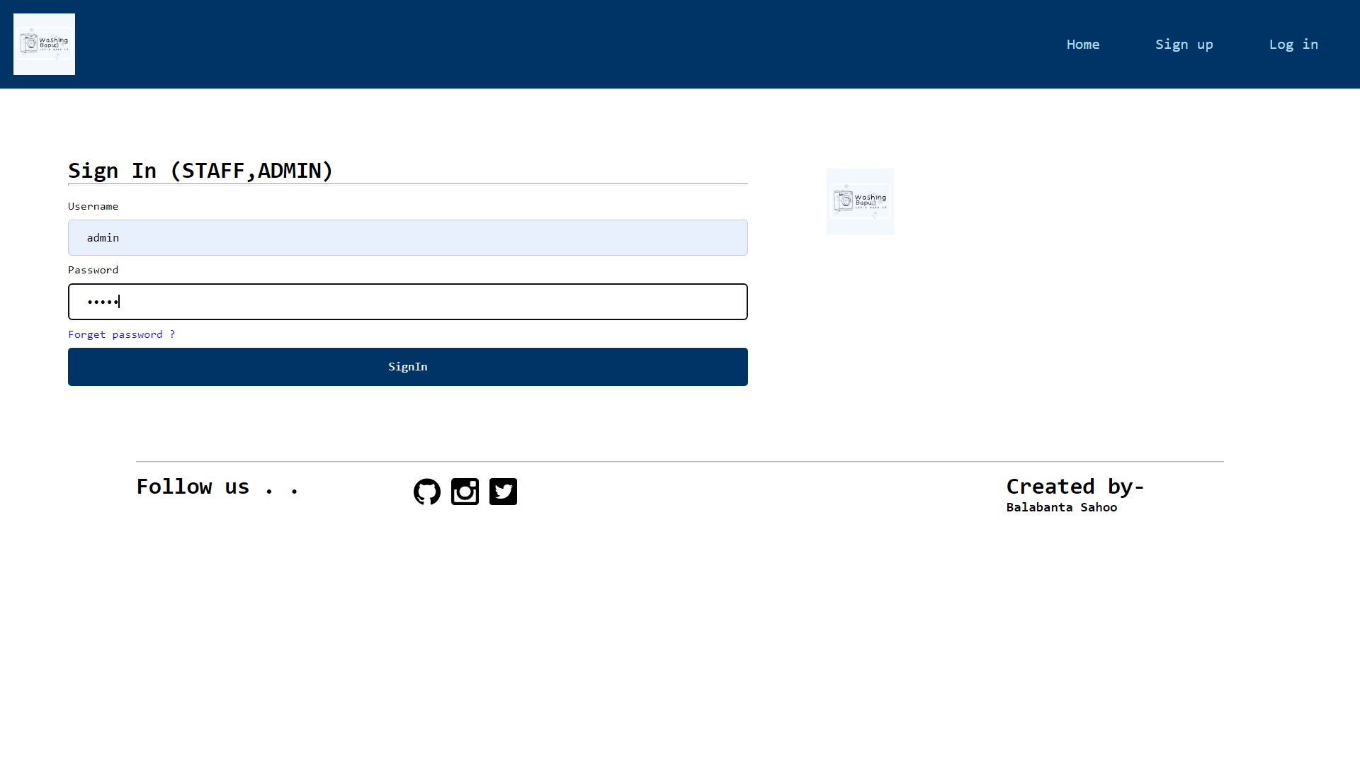 GitHub - Balabanta01/Laundry_Management_System_Project