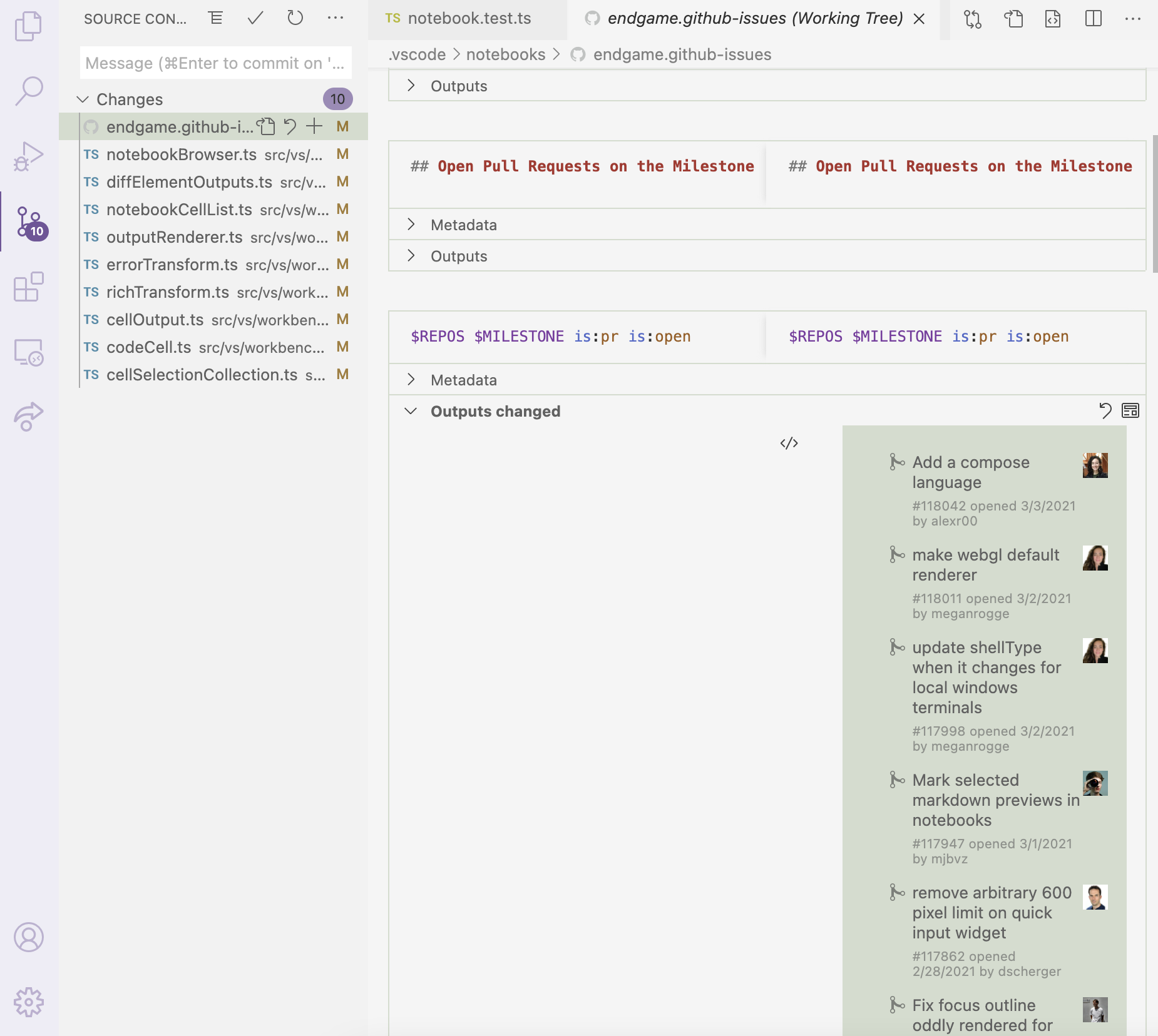 Wrong Left Padding Of Outputs In Webview In Diff Editor · Issue 118096
