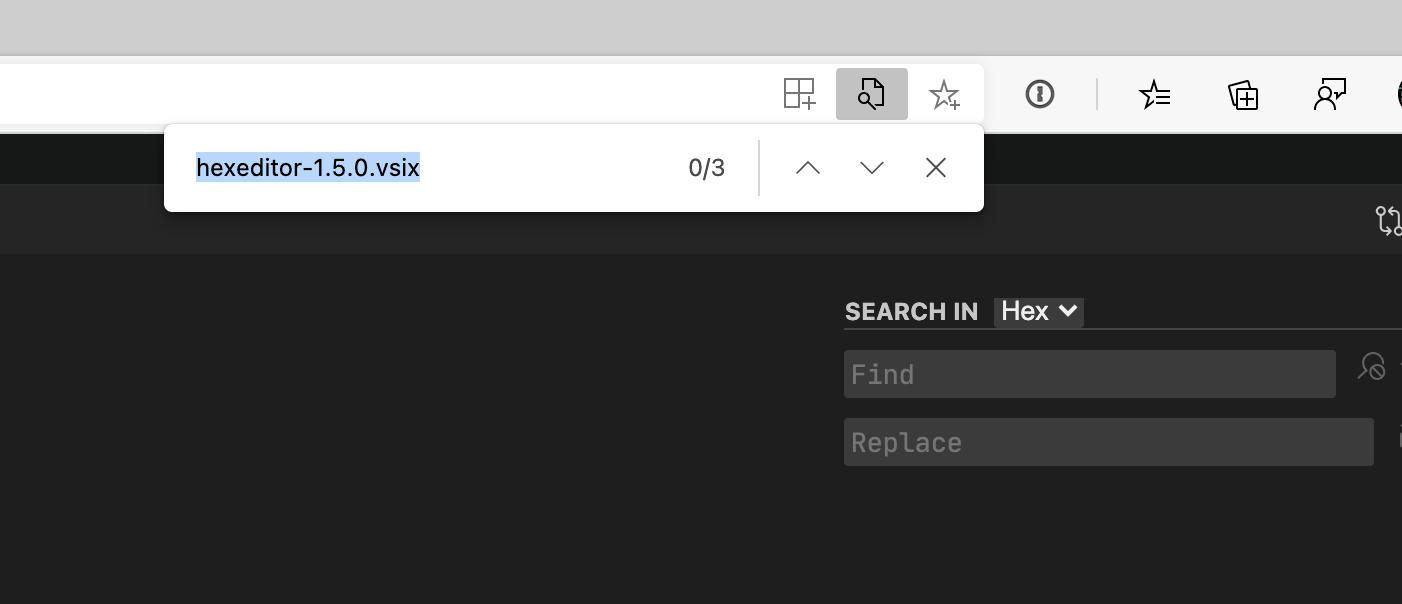 Cmd+F opens both find widget and browser find · Issue #263 · microsoft/vscode-hexeditor · GitHub