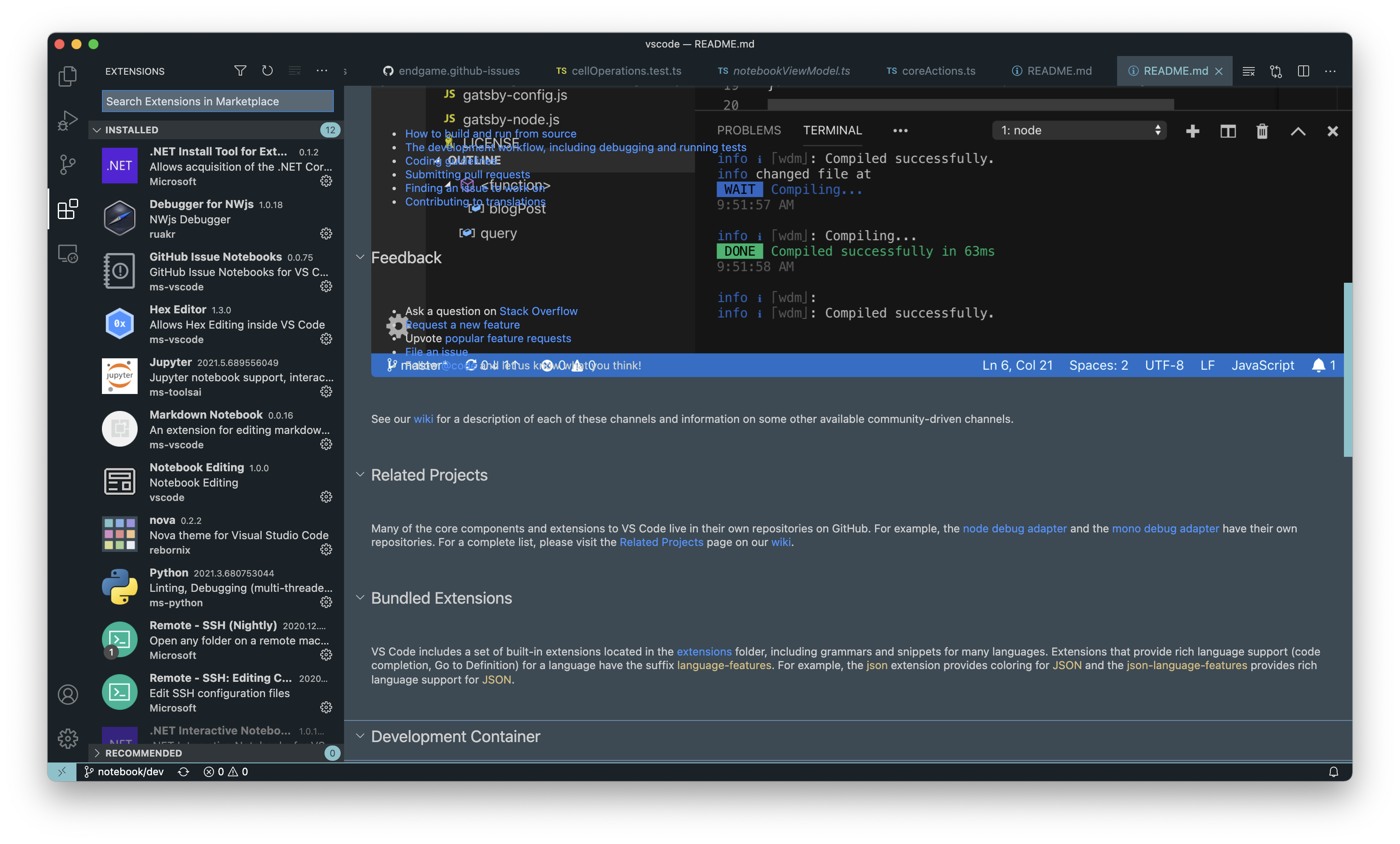 Overlap after reloading window with new markdown renderer · Issue #119661 · microsoft/vscode ...