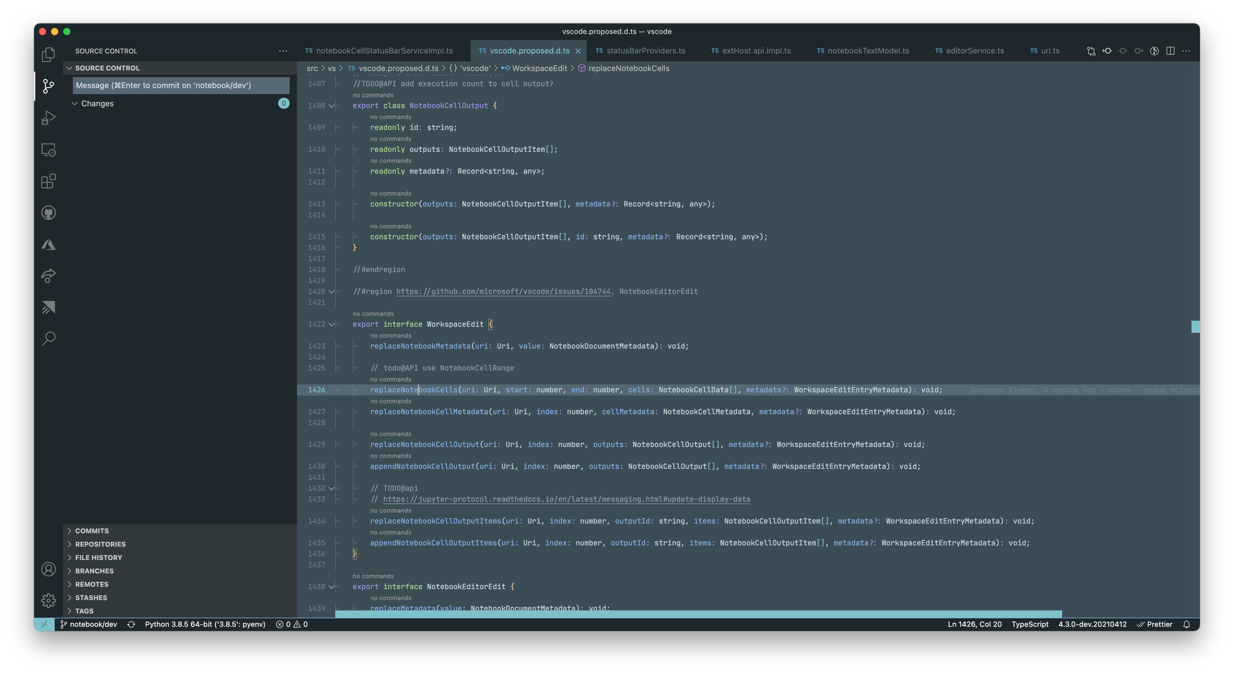 Codelens: "no commands" · Issue #121678 · microsoft/vscode · GitHub