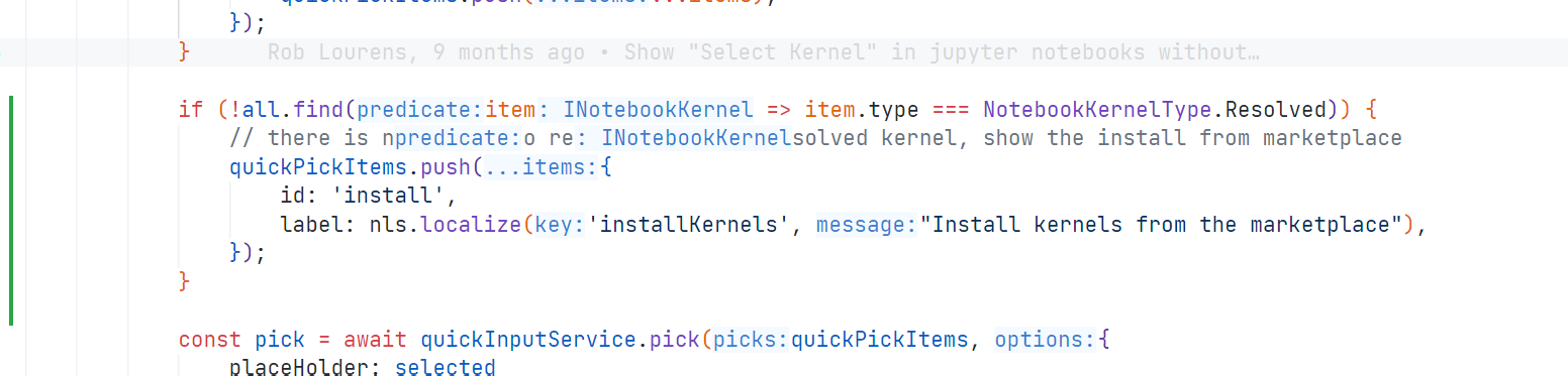 inlay hint left over on comments · Issue #147472 · microsoft/vscode · GitHub