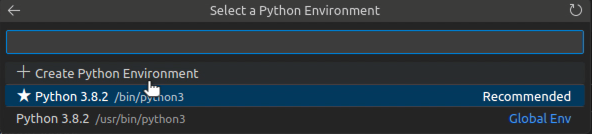 Better Guidance For Default Python Environment On Ubuntu · Issue 12610 · Microsoftvscode