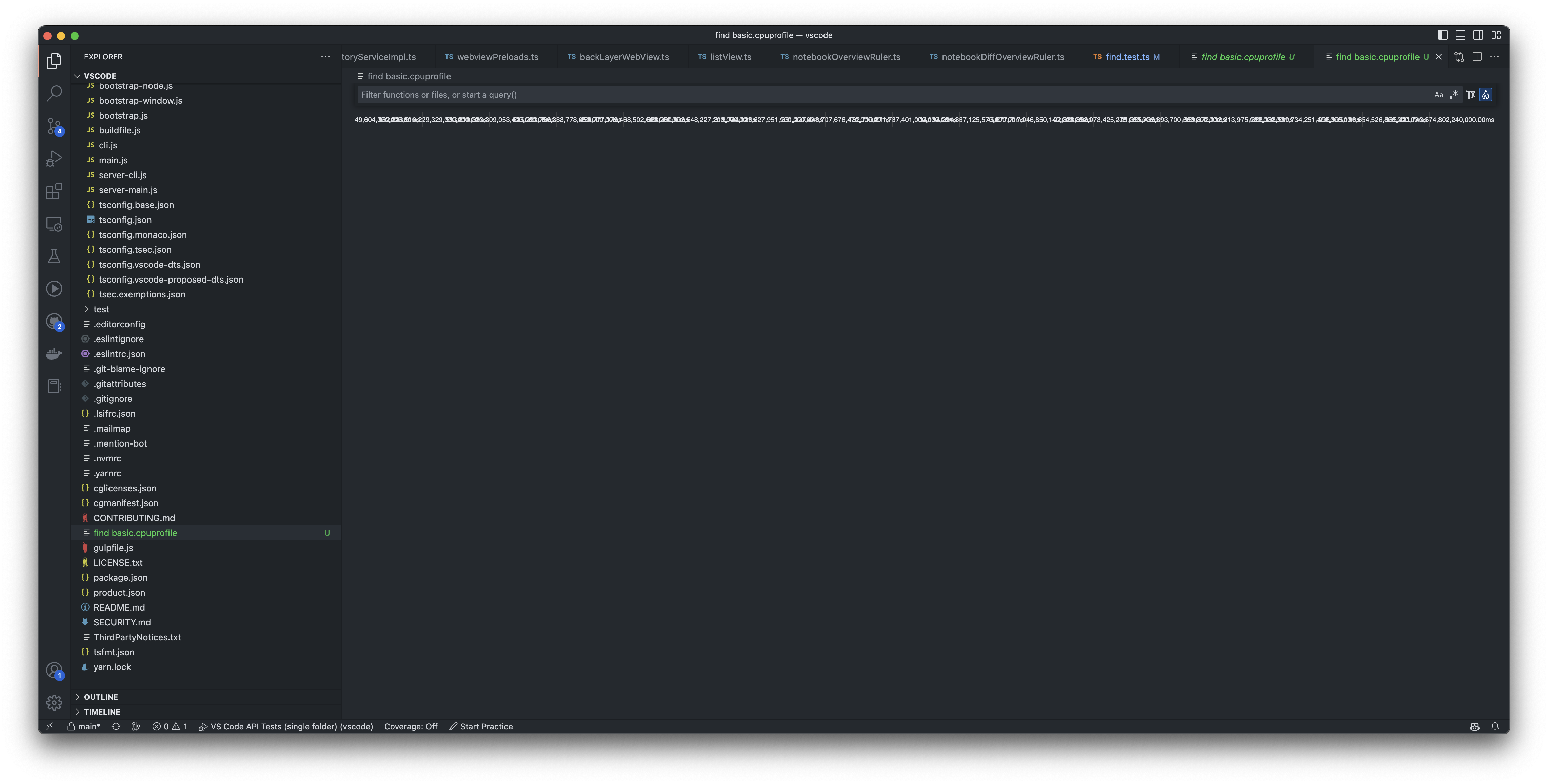 CPU Profile flame view unexpect infinite zoom out · Issue #1587 · microsoft/vscode-js-debug · GitHub